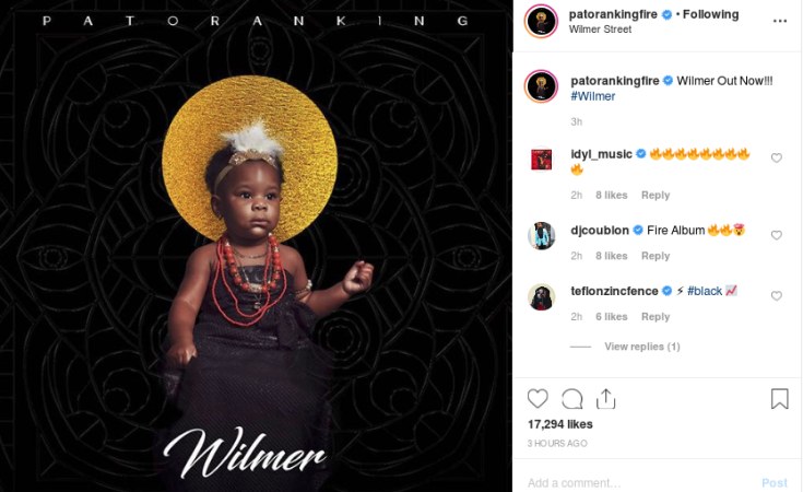 Nigeria: Patoranking Dedicates Album to His Daughter Wilmer - allAfrica.com
