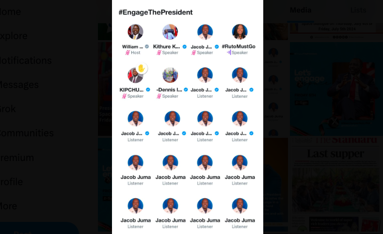 Ruto Faces 'Unfiltered' Kenyan Concerns Live on X Broadcast - allAfrica.com